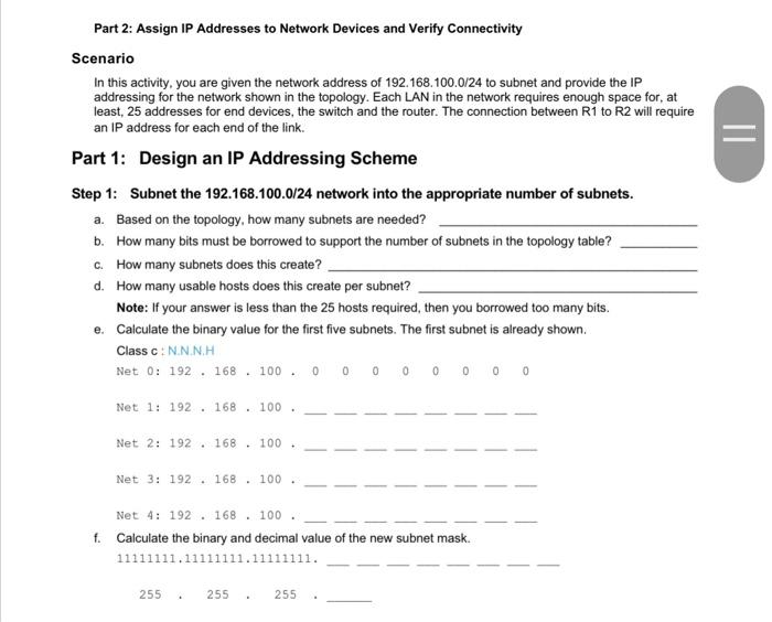 Solved Lab Report 2: Packet Tracer - Troubleshooting Default | Chegg.com