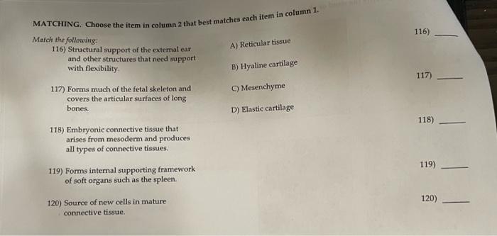Solved Figure 4.1 Using Figure 4.1, match the following: | Chegg.com
