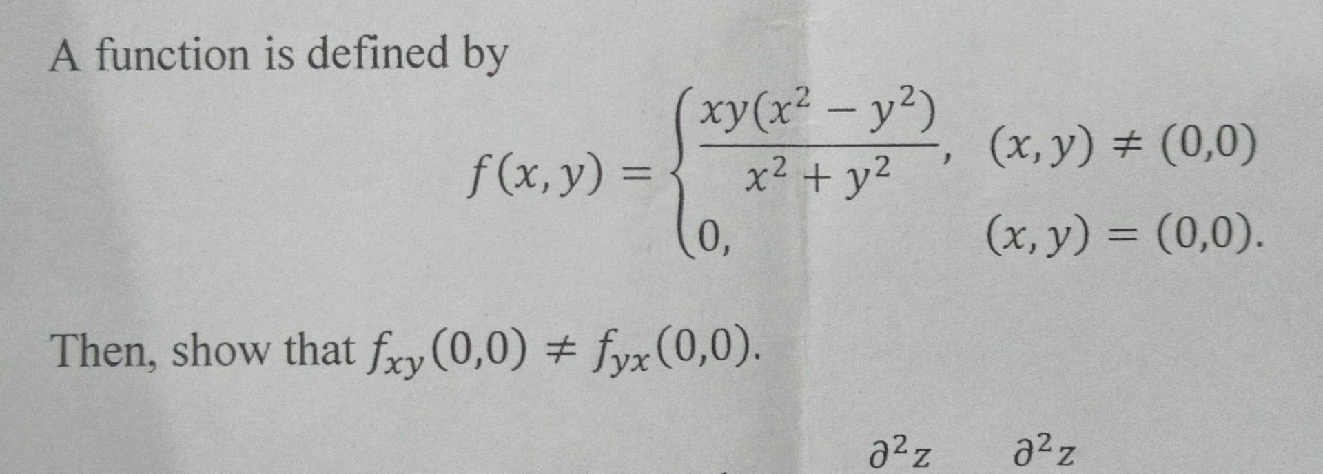 A function is defined by | Chegg.com