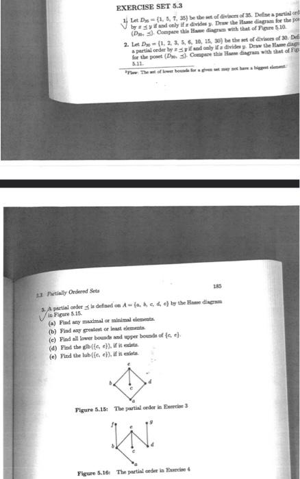 Solved EXERCISE SET 5.3 1. Let D35={1,5,7,35} be the set of | Chegg.com