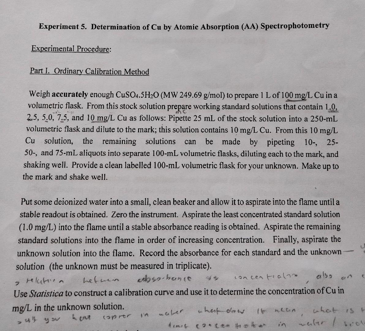 Solved guide on how to calculate the calculations required, | Chegg.com