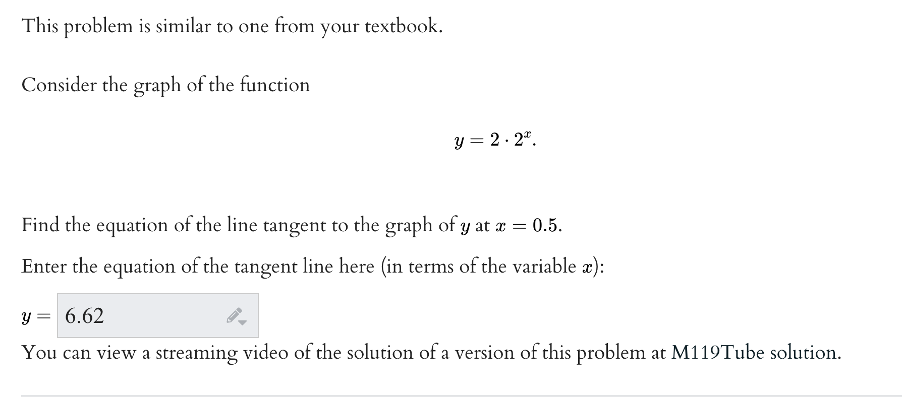 Solved This problem is similar to one from your | Chegg.com