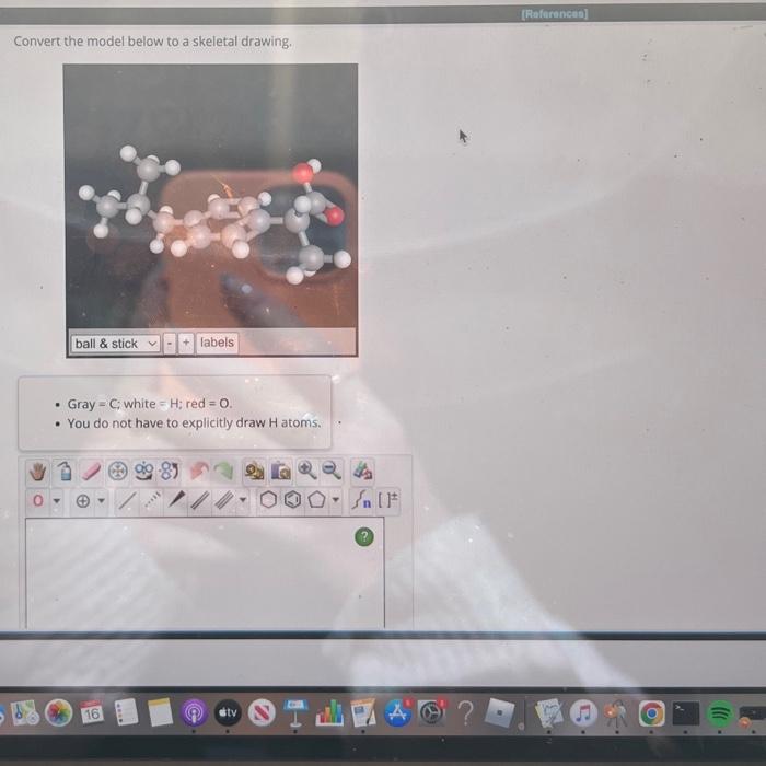 Solved Convert the model below to a skeletal drawing. - Gray | Chegg.com