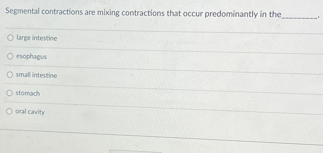 Solved Segmental contractions are mixing contractions that | Chegg.com