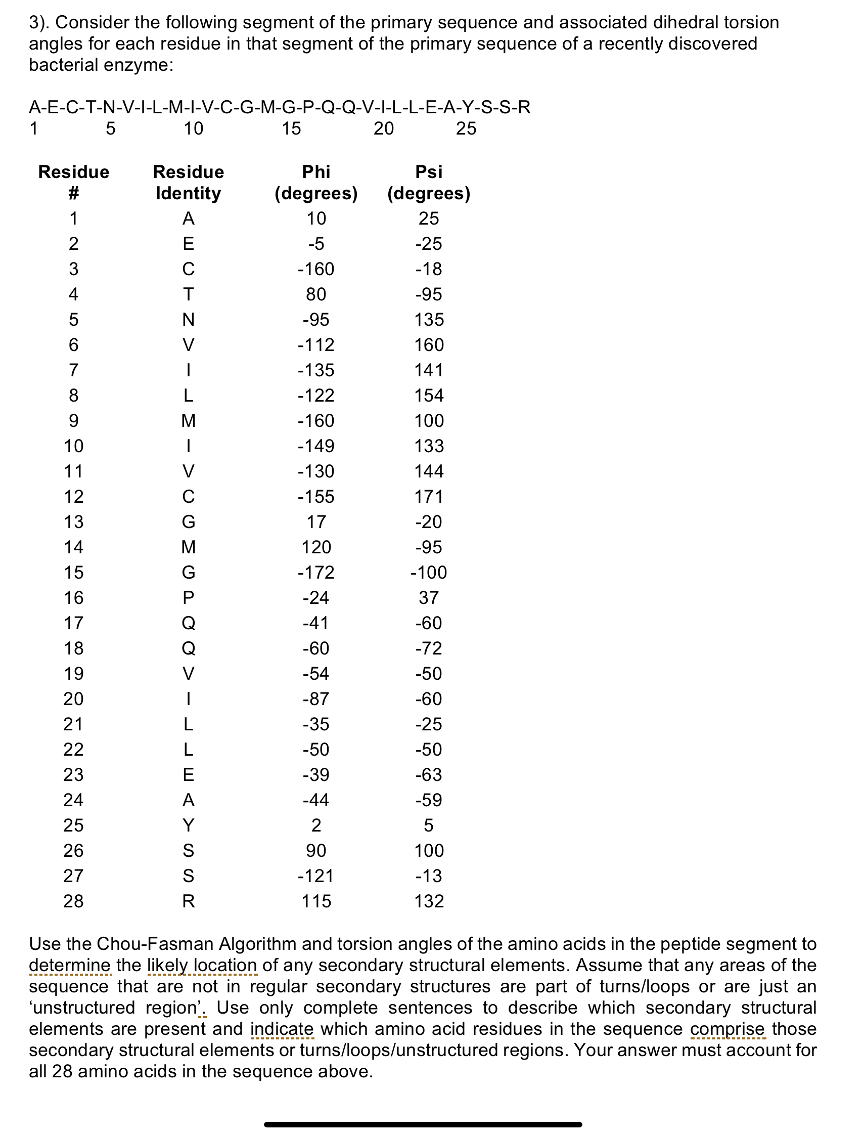 3). ﻿Consider the following segment of the primary | Chegg.com