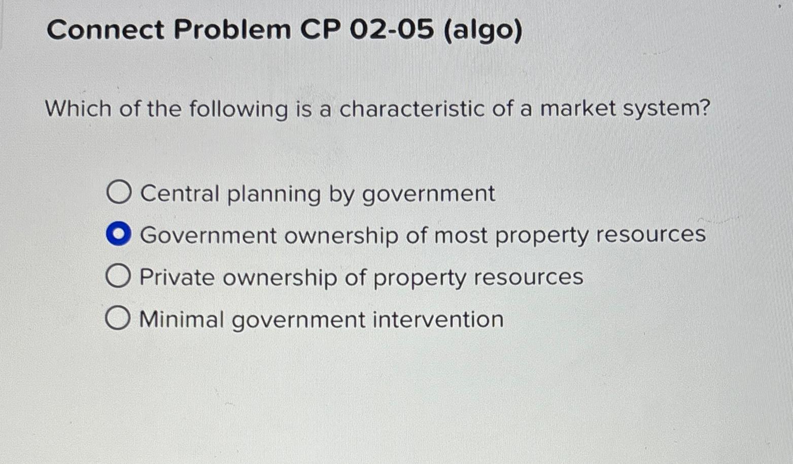 Solved Connect Problem CP 02-05 (algo)Which of the following | Chegg.com
