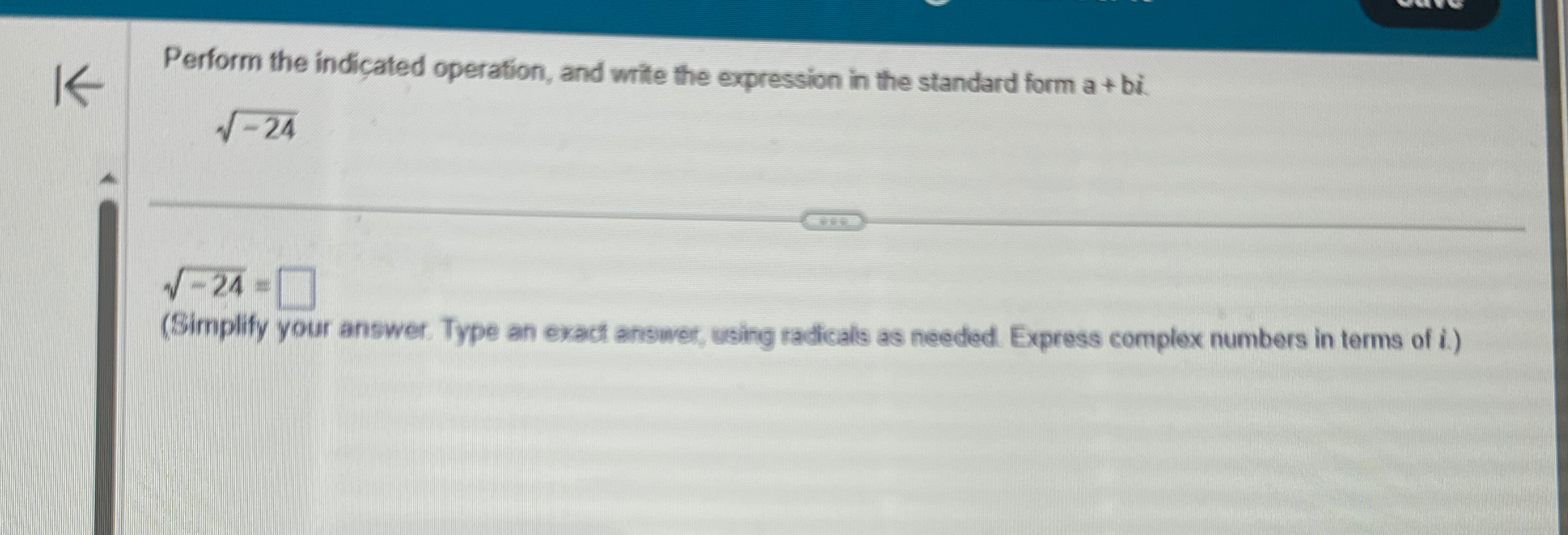 Solved Perform the indicated operation, and write the | Chegg.com