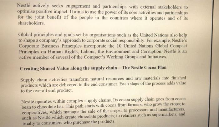 Solved using exapmles from the case study , analyse how | Chegg.com