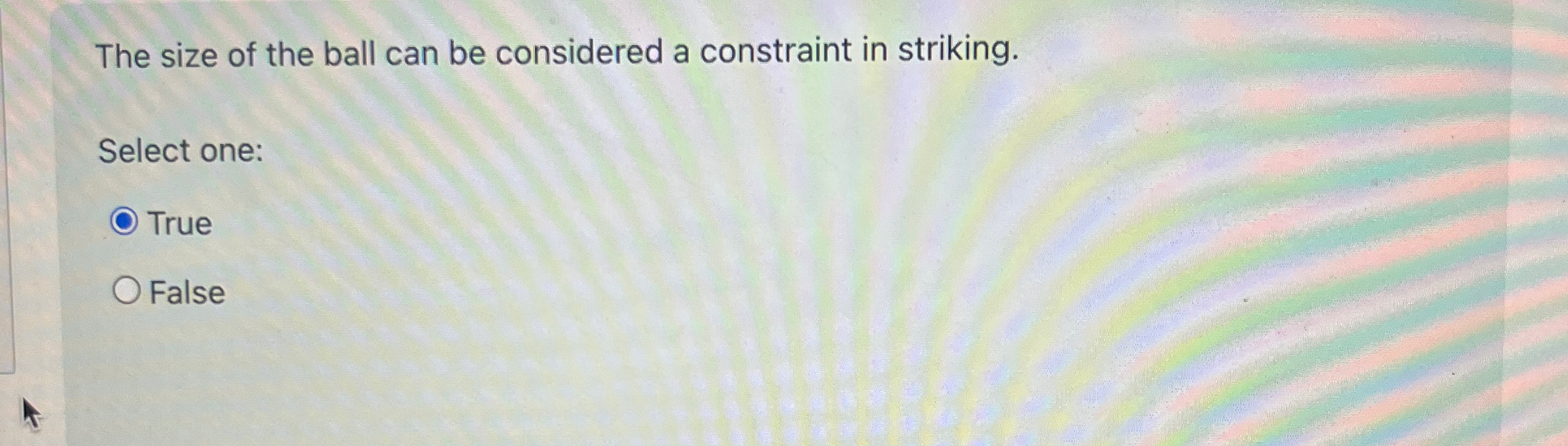 Solved The size of the ball can be considered a constraint | Chegg.com