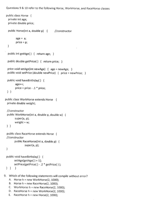 Solved public class Person private String name; private int | Chegg.com