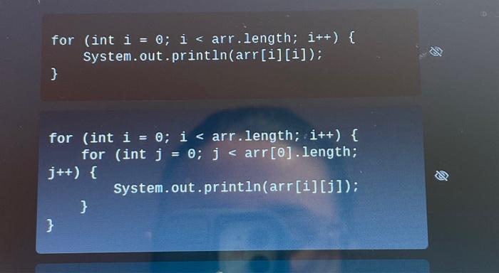 Solved The code in the editer in tializes 12D array arr. | Chegg.com