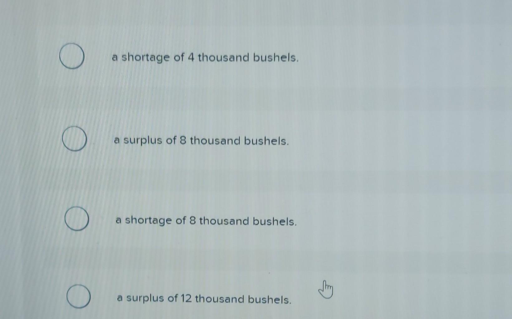 Solved Refer to the above diagram of the market for corn. If | Chegg.com