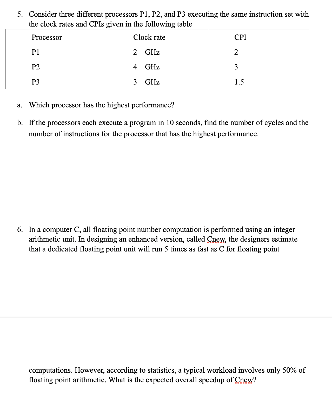Solved Consider three different processors P1,P2, ﻿and P3 | Chegg.com