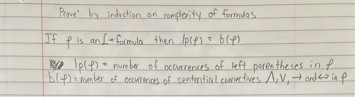 Solved Prove by induction on complexity of formulas If f is | Chegg.com