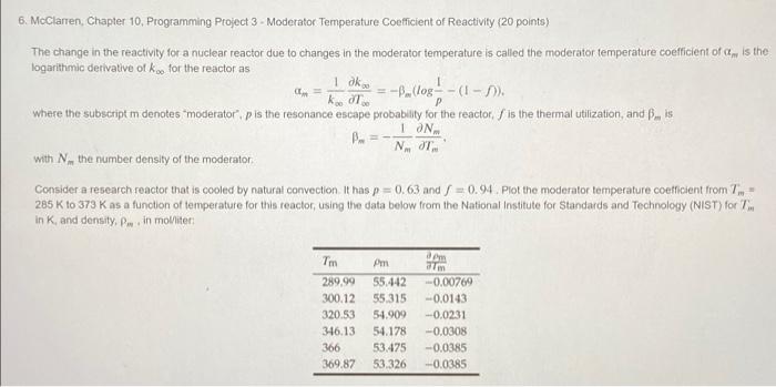 Solved P 6. McClaren, Chapter 10, Programming Project 3 - | Chegg.com