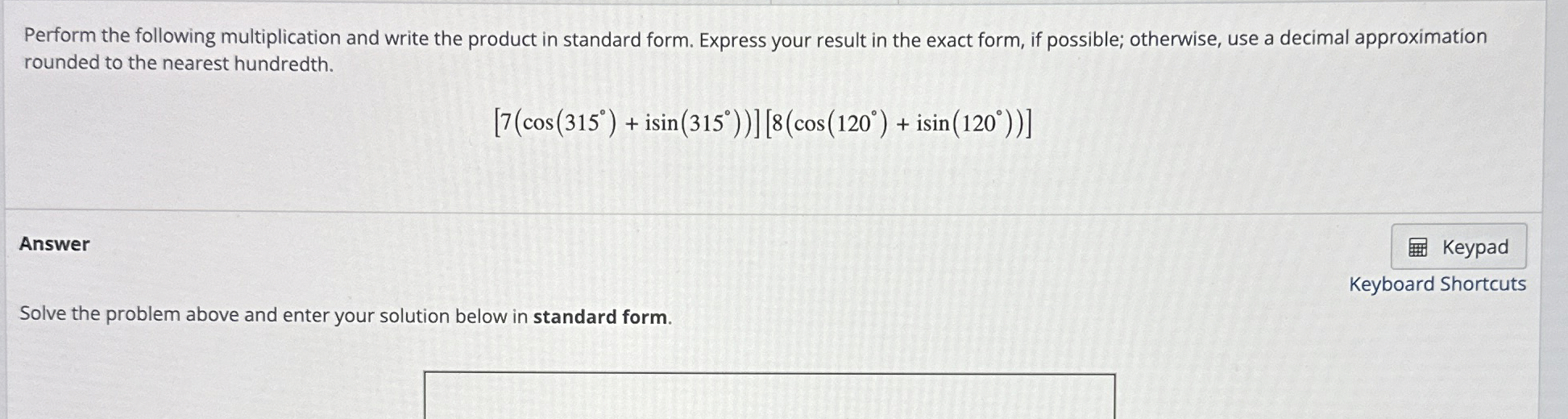 Perform the following multiplication and write the | Chegg.com