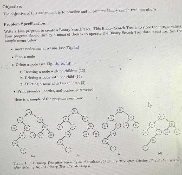 Solved Objective: The objective of this assignment is to | Chegg.com