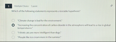 Solved Multiple Choice 1 ﻿pointWhich of the following | Chegg.com