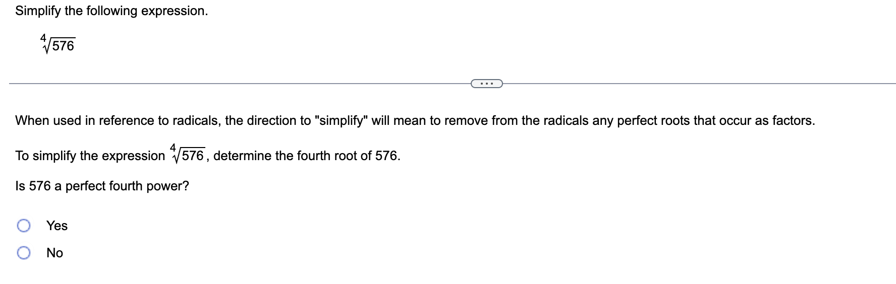 Solved Simplify the following expression.5764When used in | Chegg.com