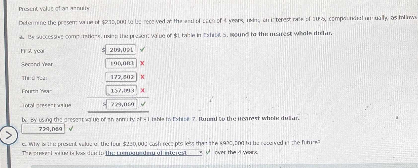 Solved Present value of an annuityDetermine the present | Chegg.com
