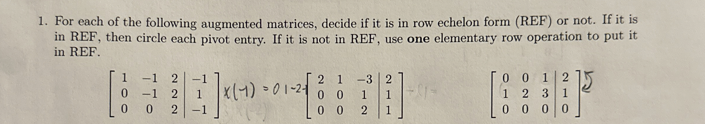 Solved Please explain thisFor each of the following | Chegg.com