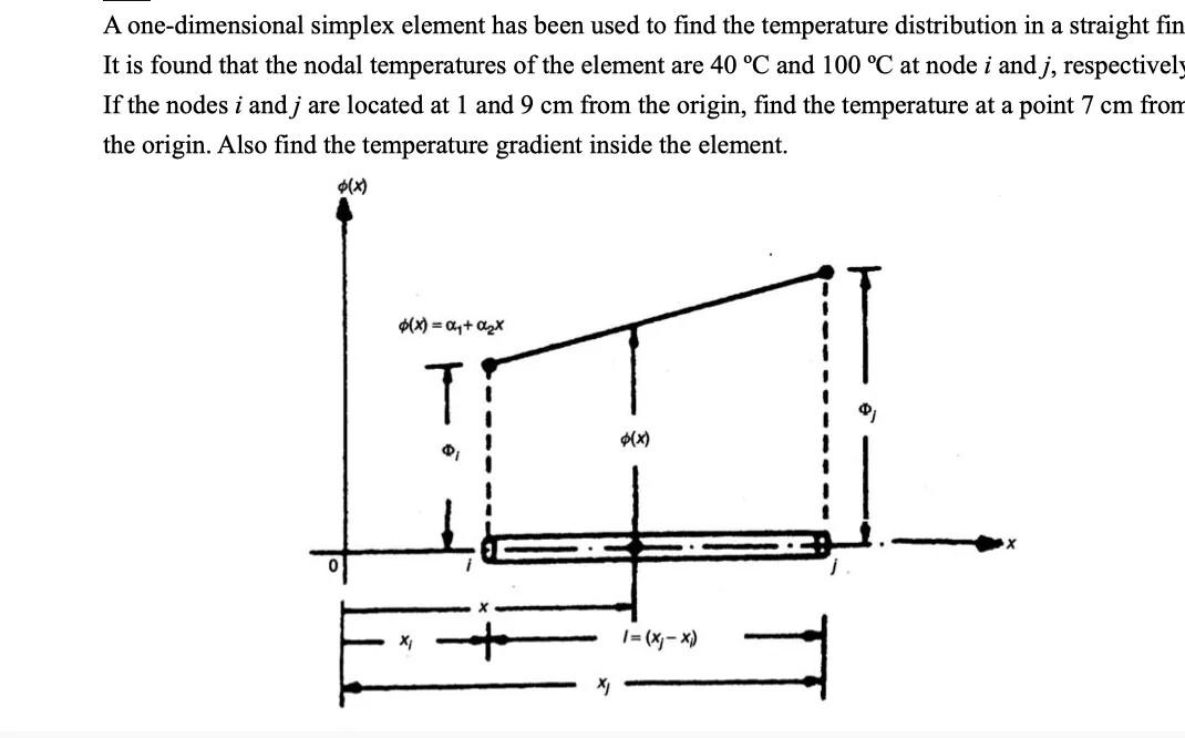 Solved A one-dimensional simplex element has been used to | Chegg.com