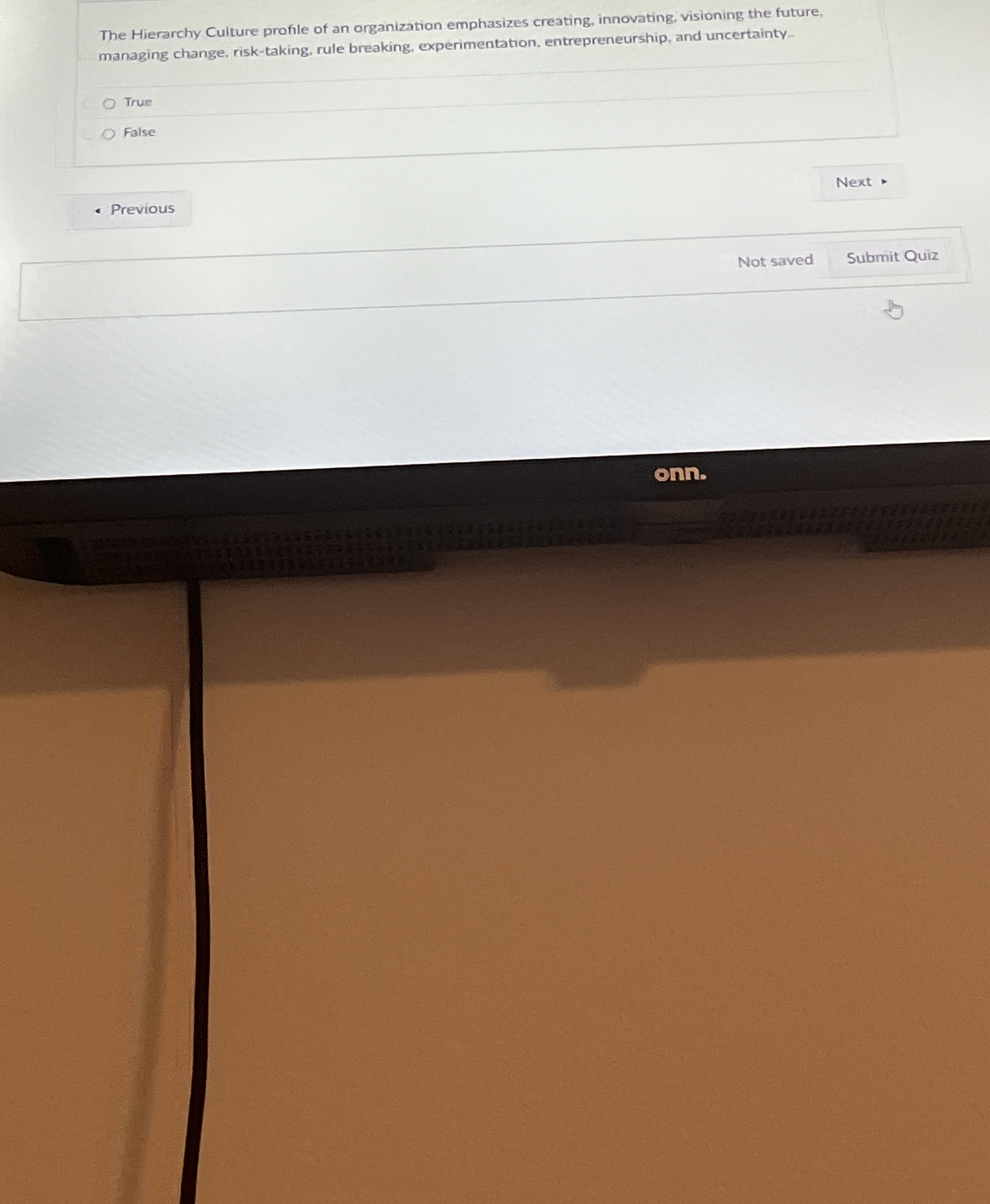 Solved The Hierarchy Culture profile of an organization | Chegg.com