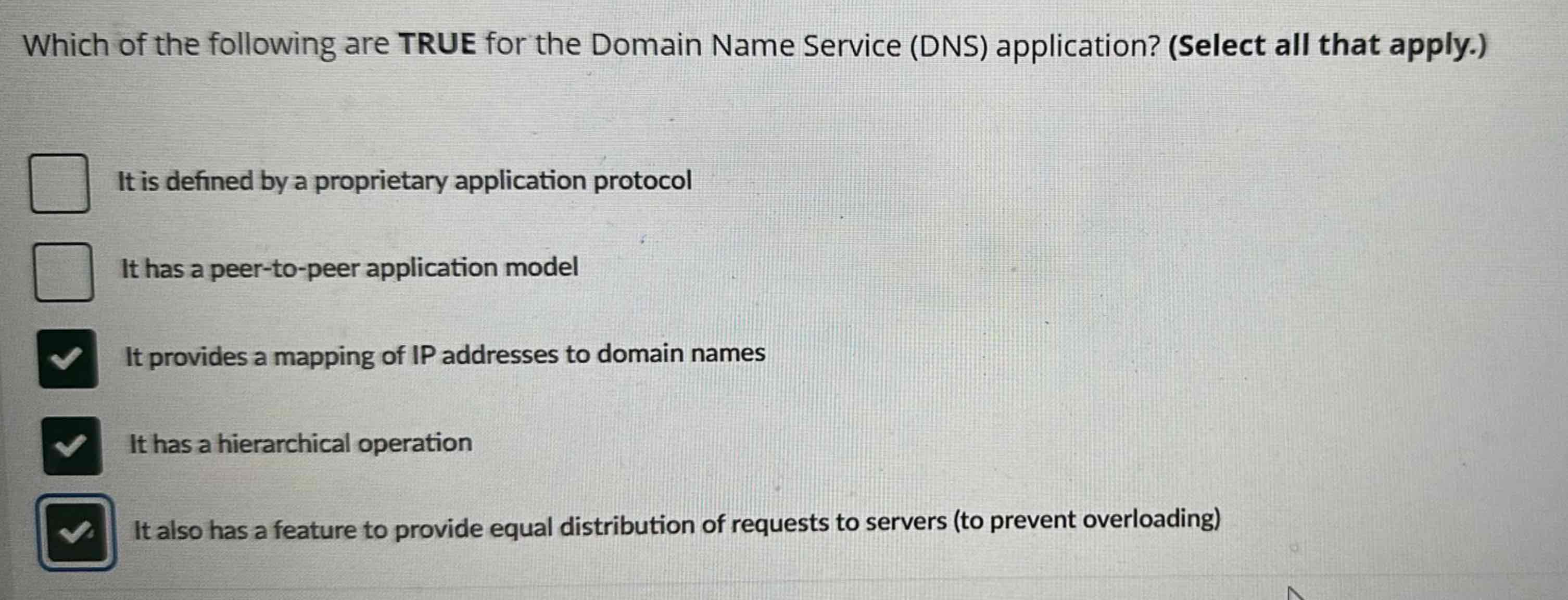 Solved Which of the following are TRUE for the Domain Name | Chegg.com