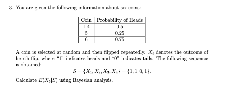 Solved You are given the following information about six | Chegg.com
