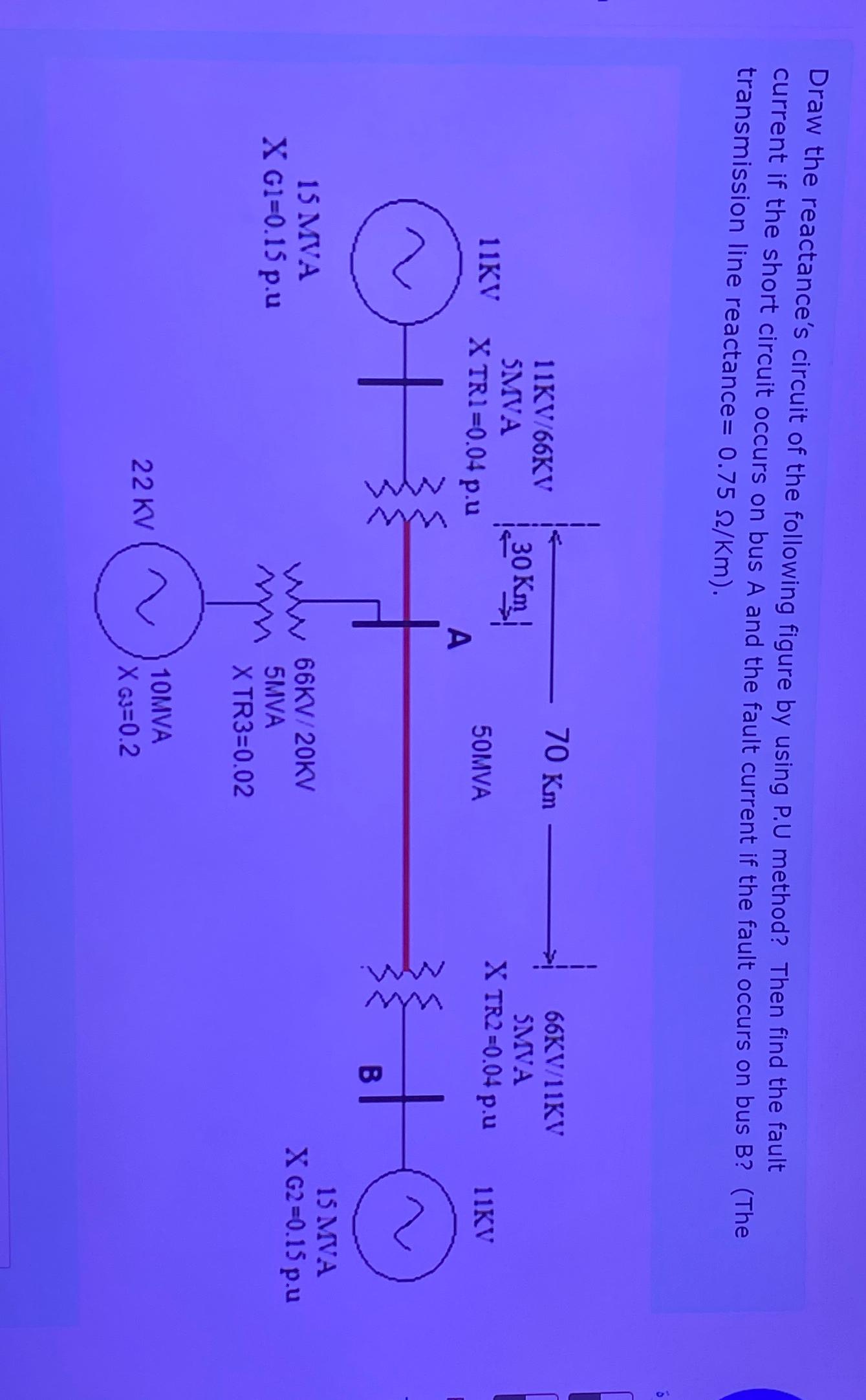 Solved Draw the reactance's circuit of the following figure | Chegg.com
