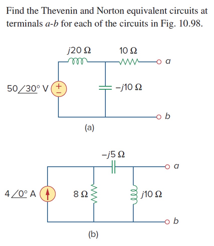 Solved Find the Thevenin and Norton equivalent circuits | Chegg.com