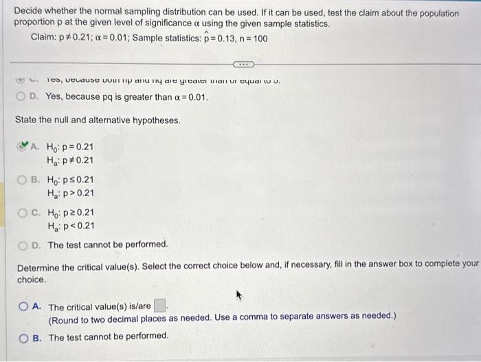 Solved For the following information, determine whether a | Chegg.com