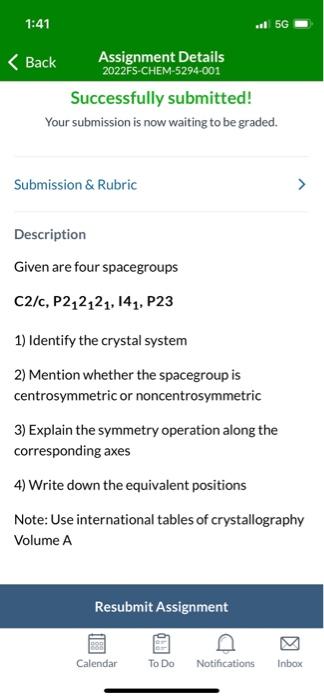 Submission \& Rubric Description Given are four | Chegg.com
