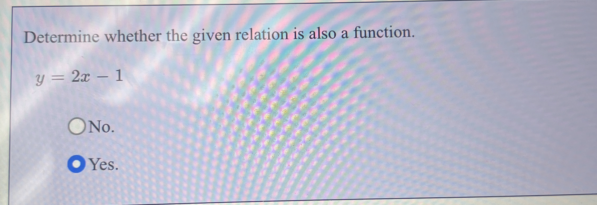 Solved Determine Whether The Given Relation Is Also A