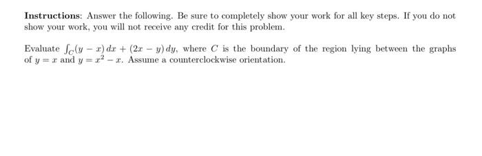 Solved Instructions: Answer the following. Be sure to | Chegg.com