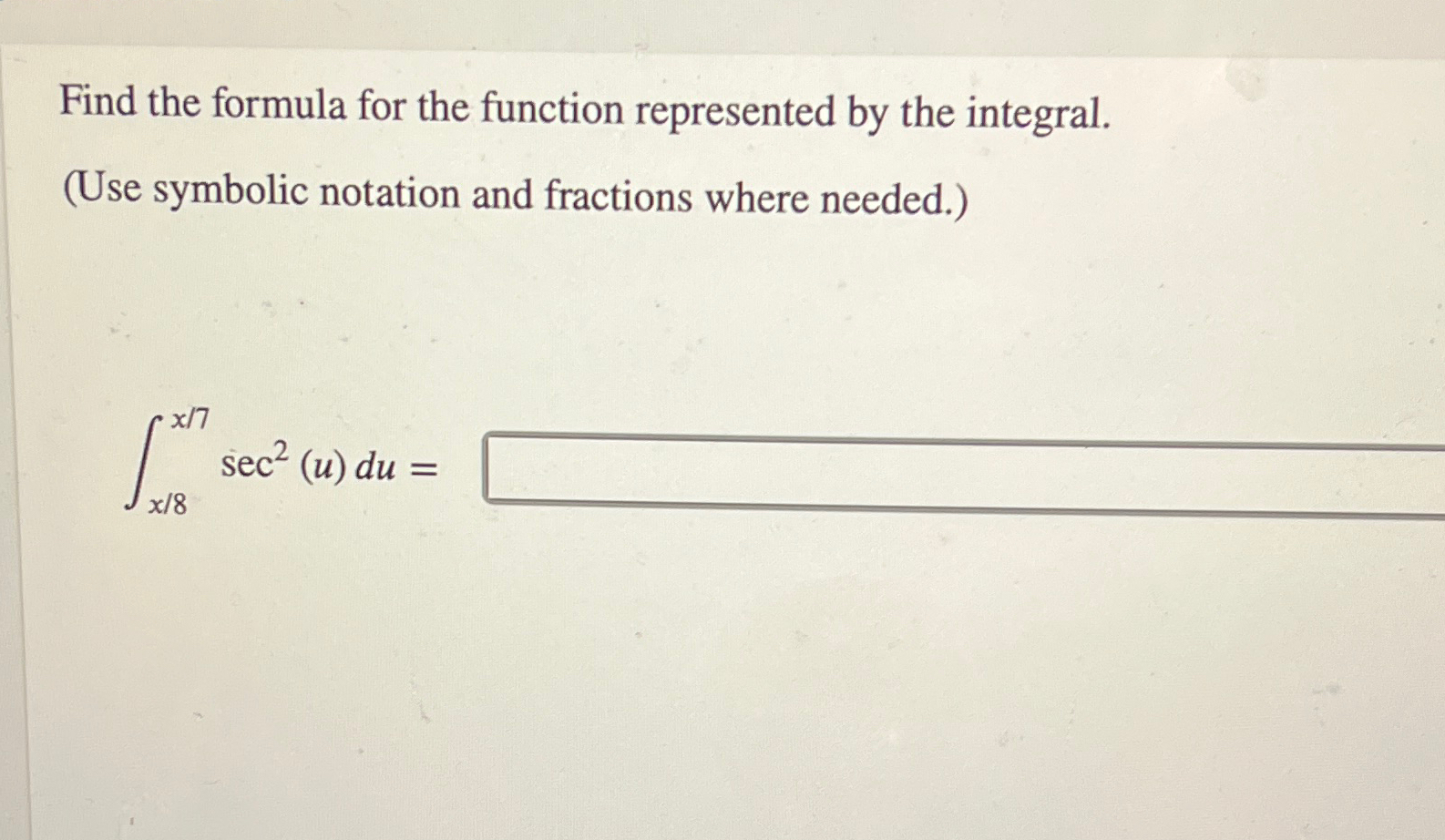 Solved Find the formula for the function represented by the | Chegg.com