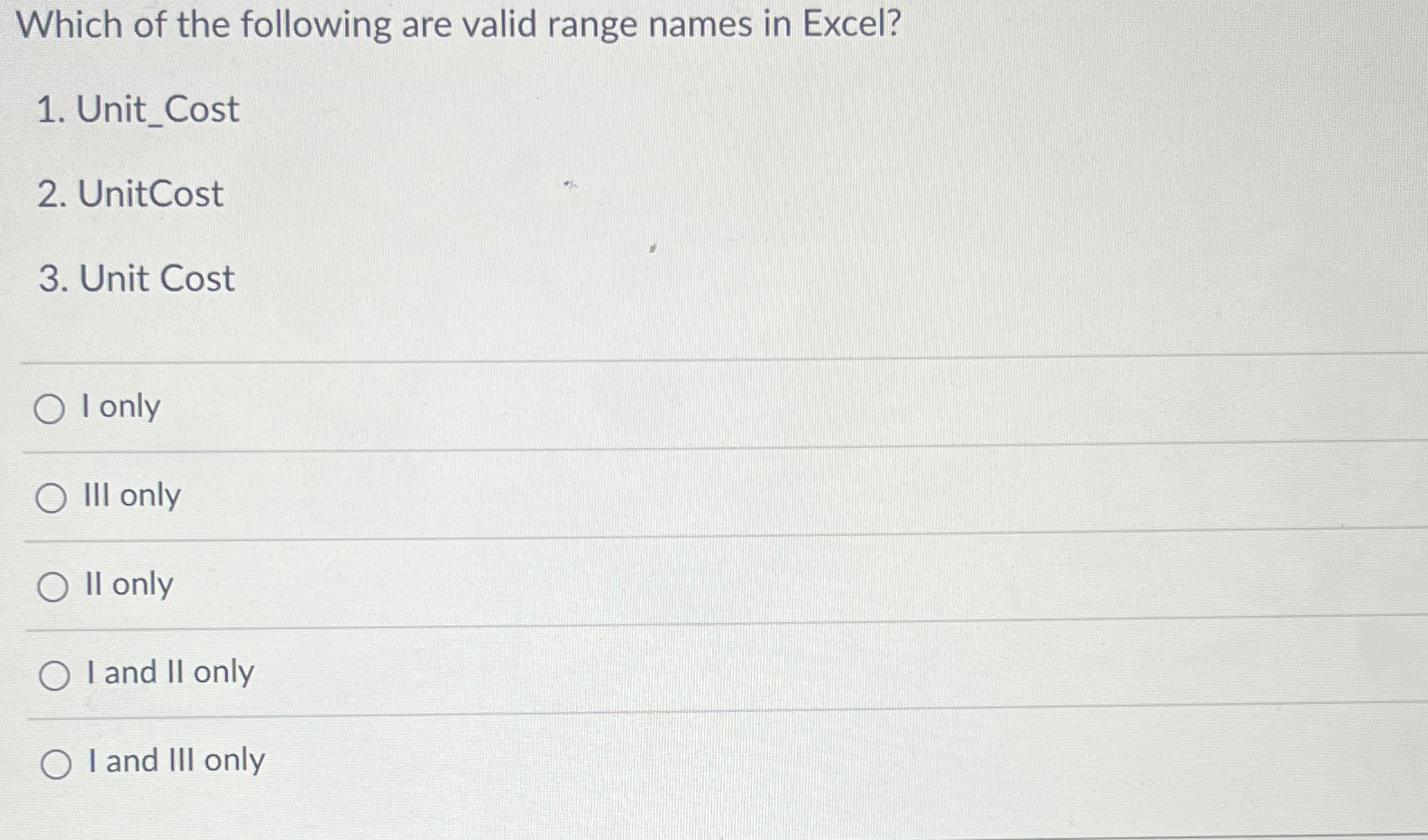 Solved Which of the following are valid range names in | Chegg.com