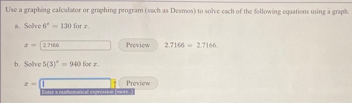 Solved Use a graphing calculator or graphing program (such | Chegg.com