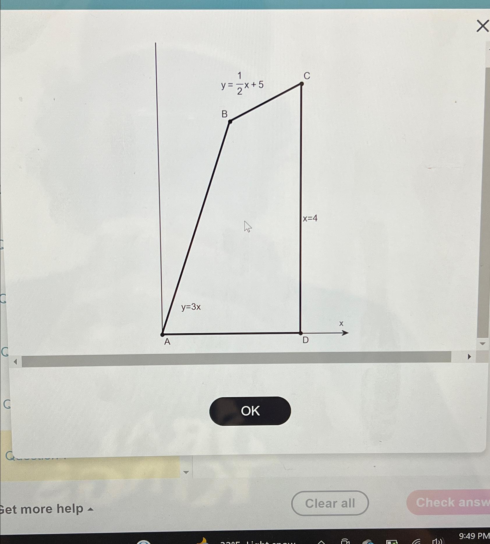 Solved Find the points A,B,C,D. ﻿answer in an ordered pair. | Chegg.com