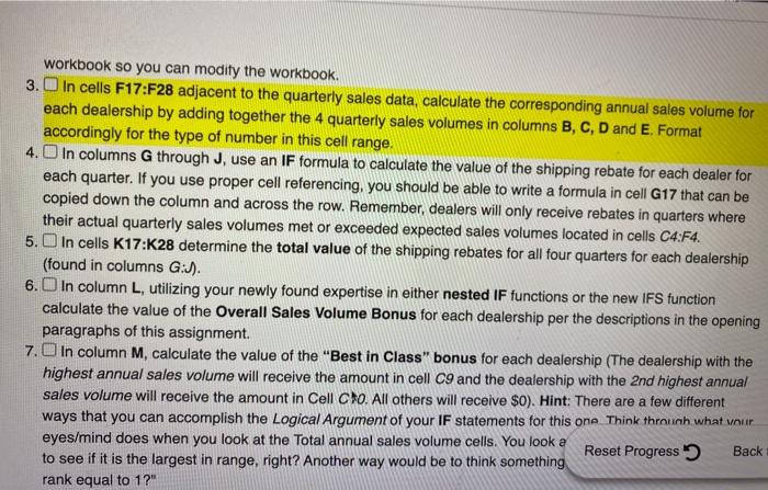 workbook so you can modify the workbook. 3. In cells | Chegg.com