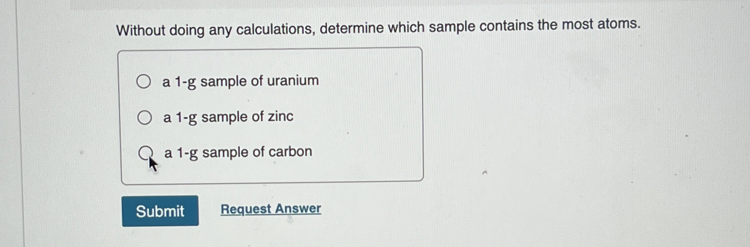 Solved Without doing any calculations, determine which | Chegg.com