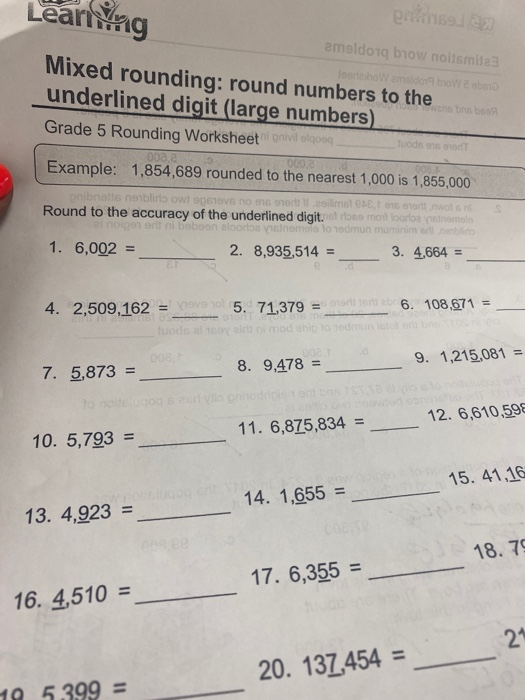 Solved be prinses Learning ameldorg blow noitsmidea showed | Chegg.com