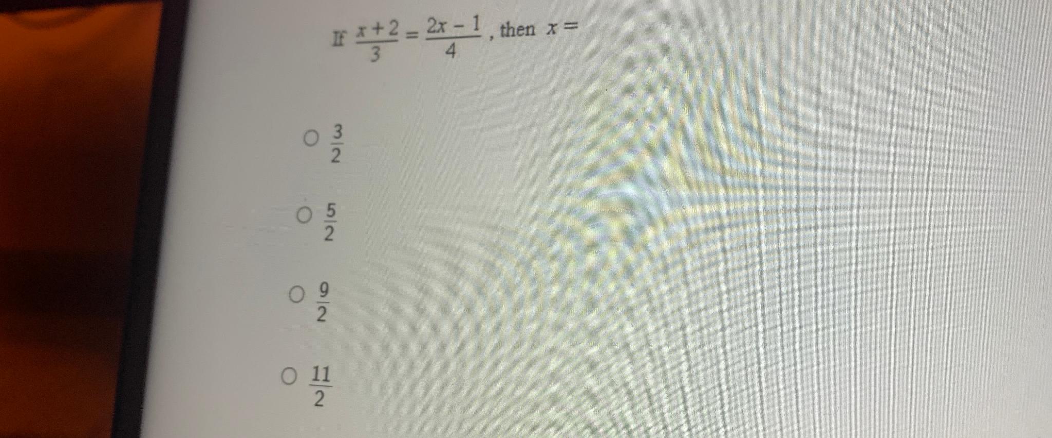 Solved If x+23=2x-14, ﻿then x=325292112 | Chegg.com