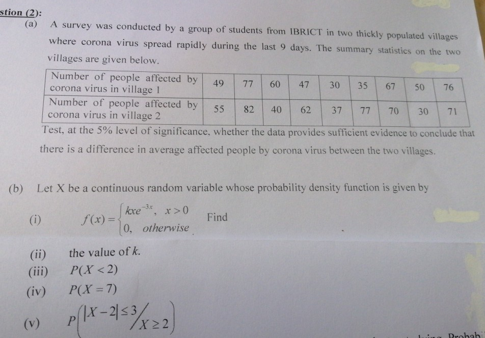 Solved stion (2): (a) A survey was conducted by a group of | Chegg.com
