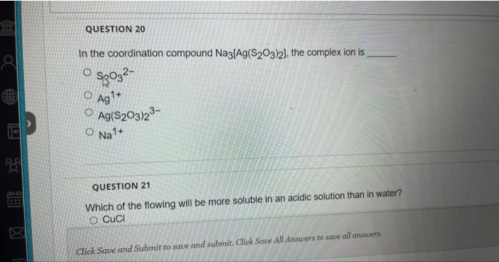 Solved In the coordination compound Na3[Ag(S2O3)2], the | Chegg.com