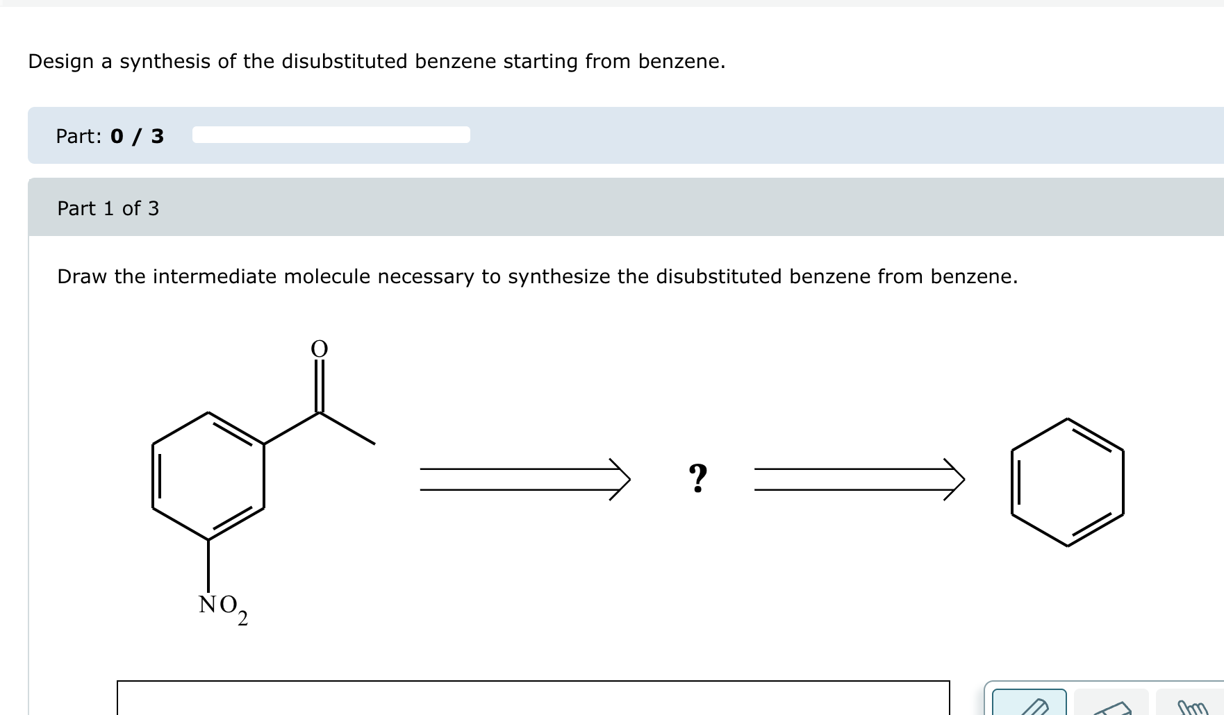 Solved Design a synthesis of the disubstituted benzene | Chegg.com