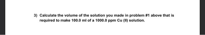 Solved 1) Calculate the amount of material you need to weigh | Chegg.com