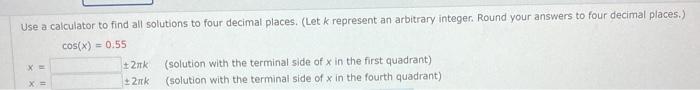 Solved Find all exact solutions on [0, 210). (Enter your | Chegg.com