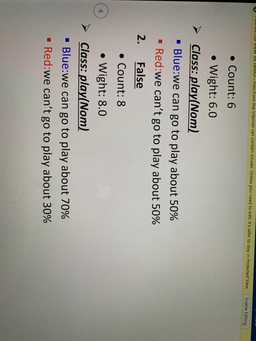 CONVERT EXCEL FILE TO.ARFF FILE & DATA PREPROCESSING | Chegg.com