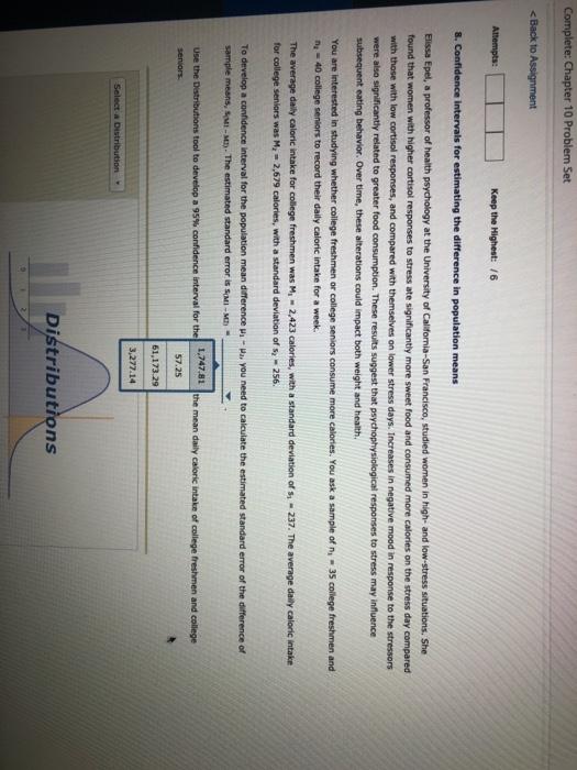 Solved Complete: Chapter 10 Problem Set